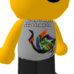 quirky crumpled up shirt template - Bopimo!